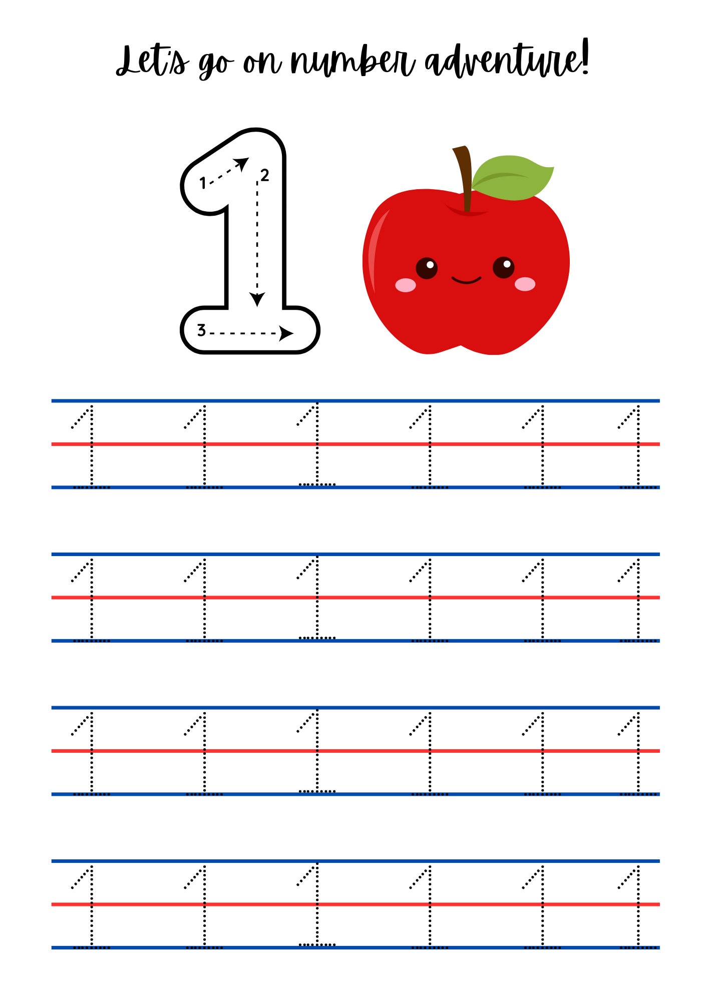 Tracing Alphabets and Numbers for Kids - Etsy