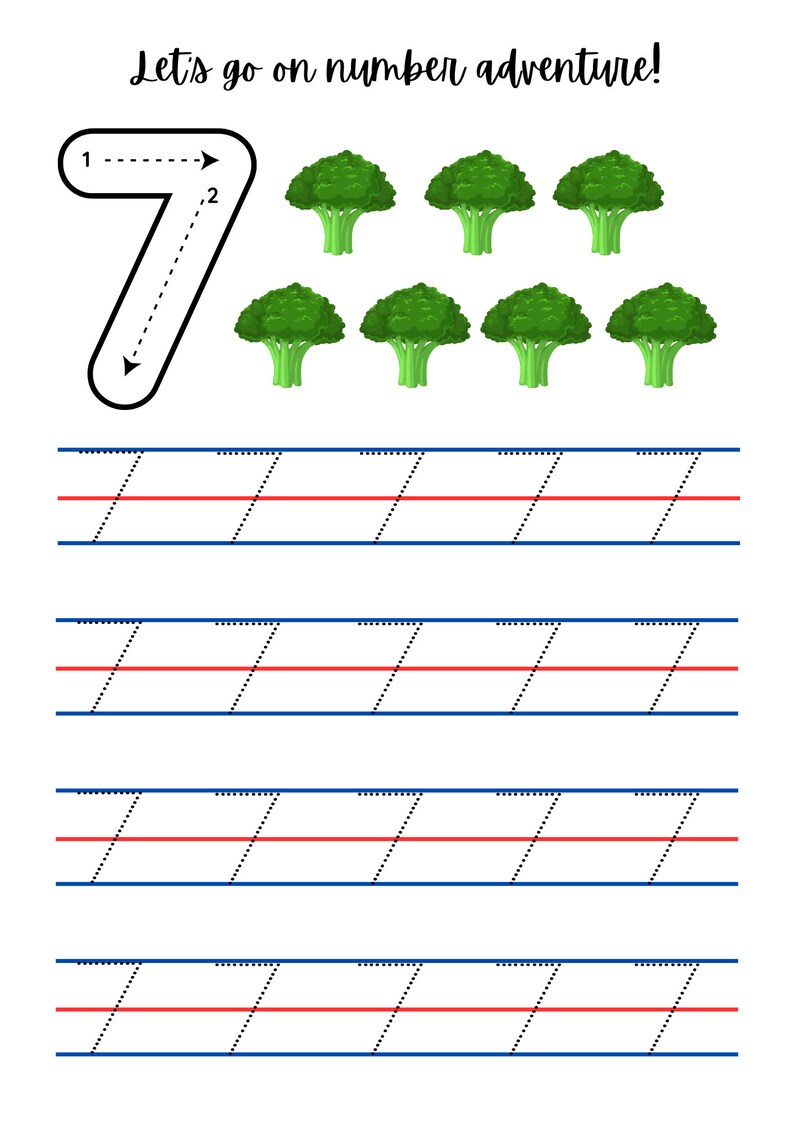 Tracing Alphabets and Numbers for Kids - Etsy