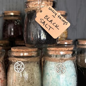 Witchcraft Salt Set, Protection Spell Starter Kit, Colored Salts - Etsy
