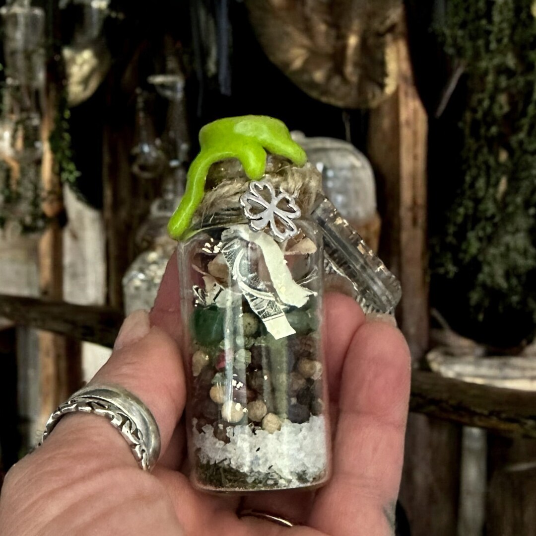 Spell Jar Kit for Fast Luck and Prosperity. Powerful Amulet and Strong ...