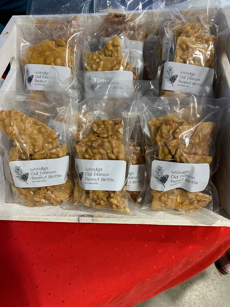 Woody’s Peanut Brittle, Artisan Peanut Brittle, Homemade Peanut Brittle ...