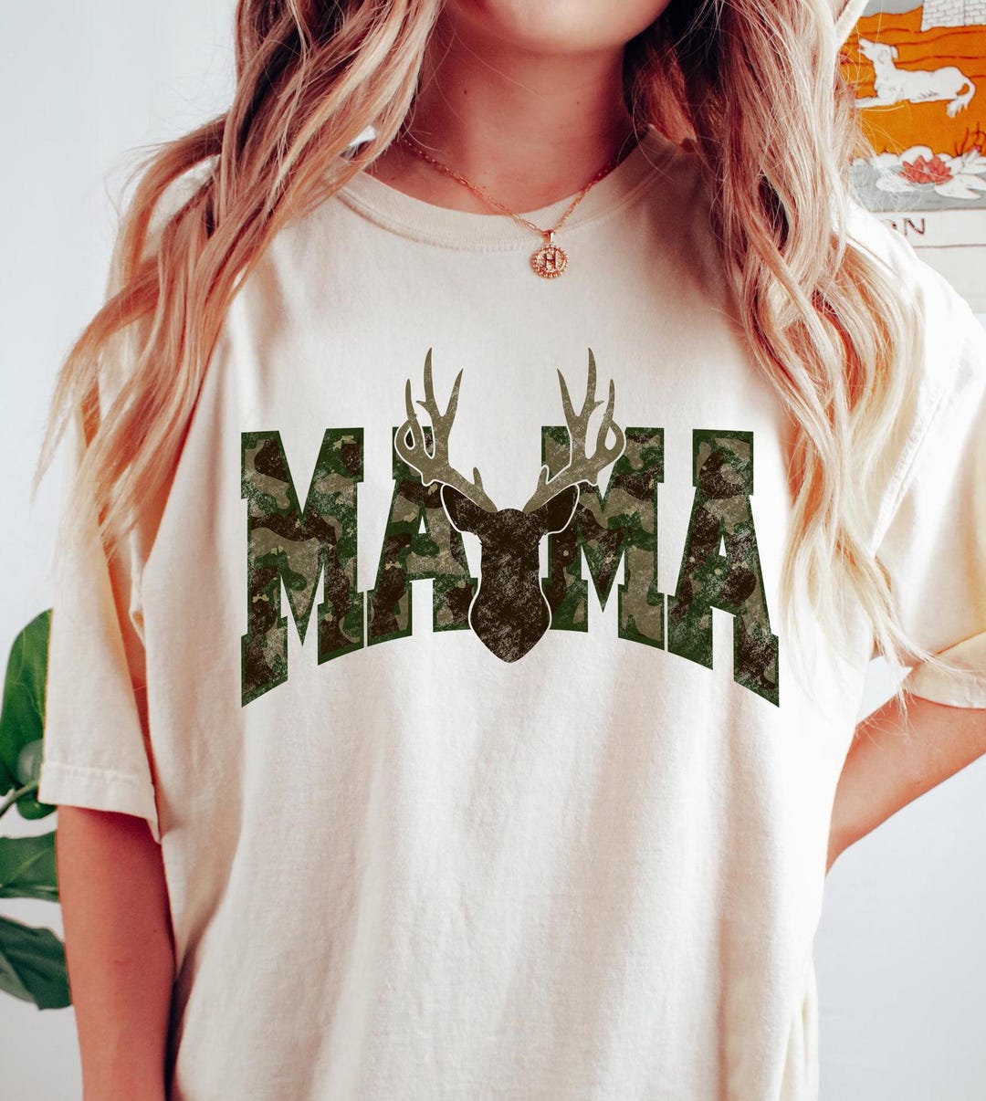 Hunting Mama Sweatshirt, Deer Hunting T-shirt, Hunter Mama Shirt ...