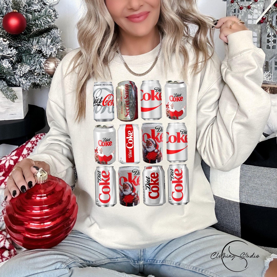 Diet Coke T-shirt, Christmas Coca Cola Sweatshirt, Diet Coke Lover ...