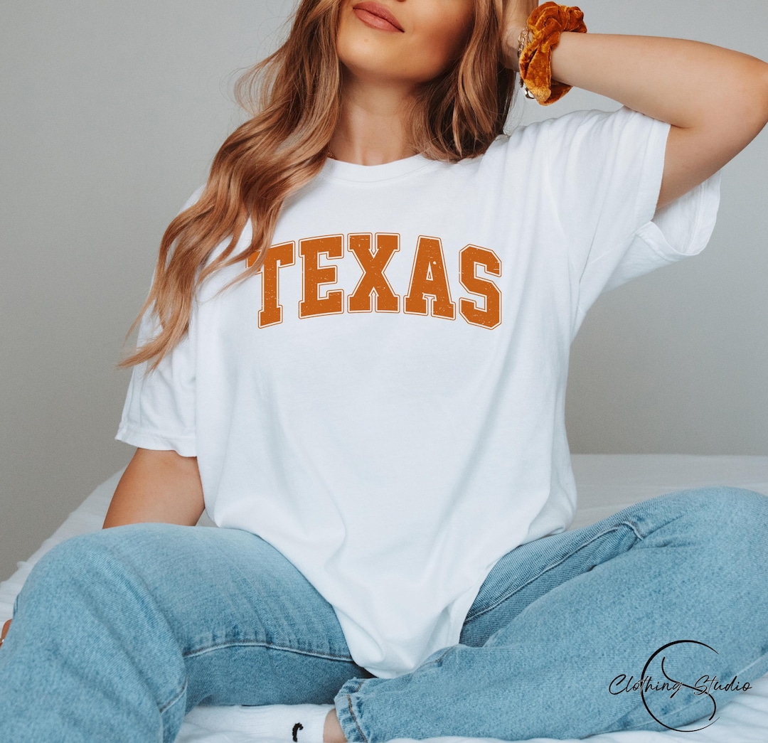 Texas Shirt, Longhorn T-shirt, Austin Texas Tee, Retro Texas State ...
