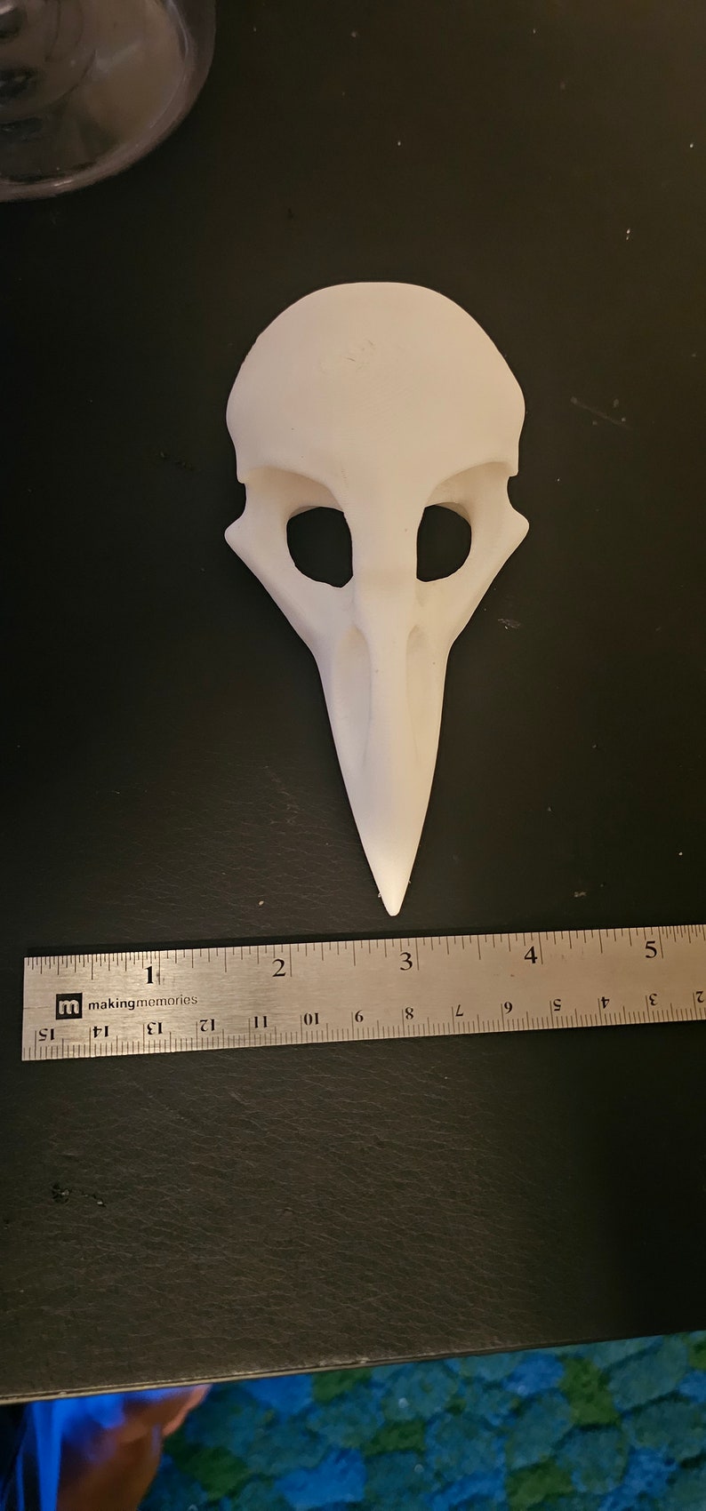 3D Printed Crow Skull - Etsy