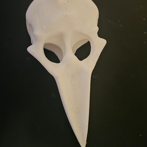 3D Printed Crow Skull - Etsy