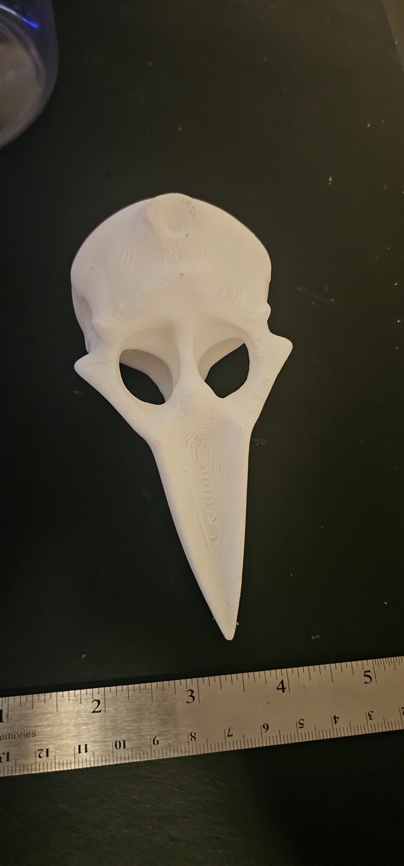 3D Printed Crow Skull - Etsy