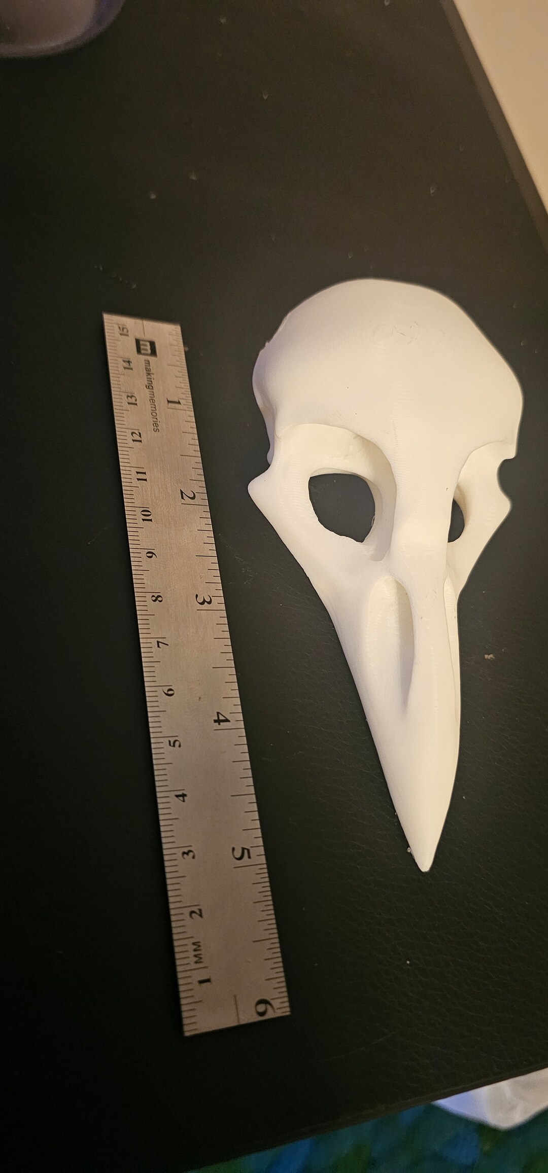 3D Printed Crow Skull - Etsy