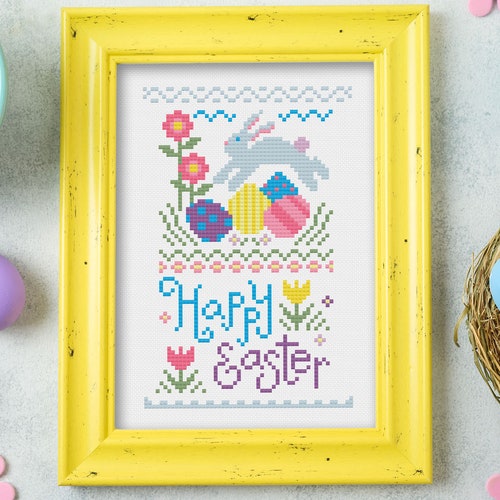 Easter Cross Stitch Pattern - Etsy