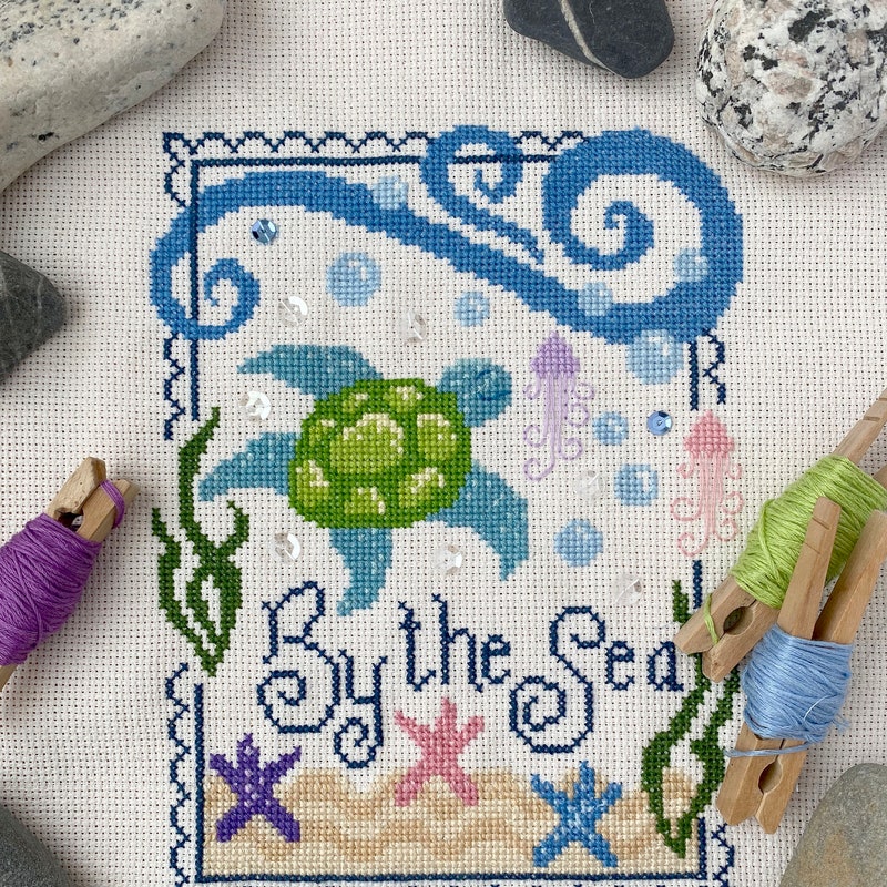 Turtle Cross Stitch - Etsy
