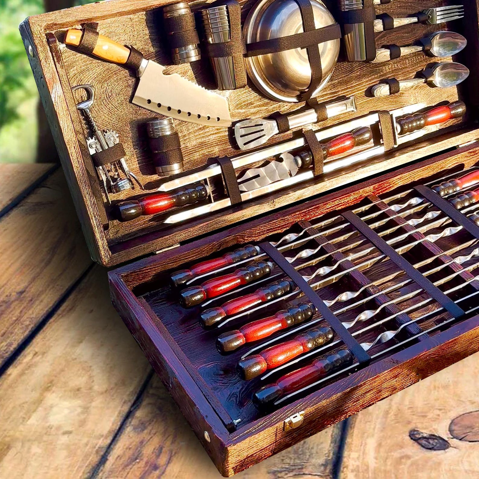 BBQ Gift Set for Men Barbecue Accessories Gift Best Grilling Gift Set ...