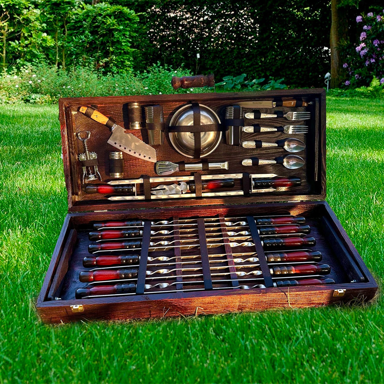 BBQ Gift Set for Men Barbecue Accessories Gift Best Grilling Gift Set ...