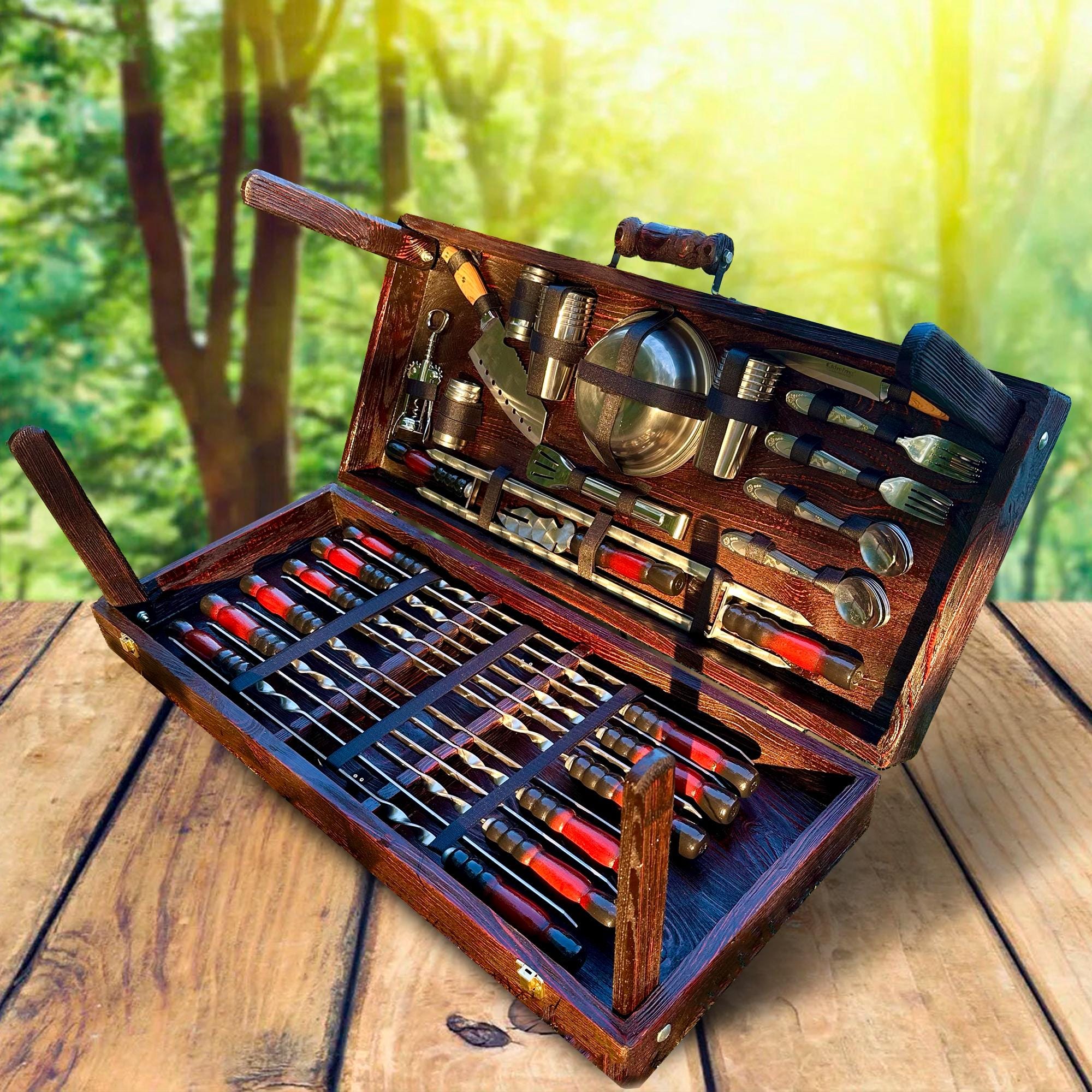 BBQ Gift Set for Men Barbecue Accessories Gift Best Grilling Gift Set ...