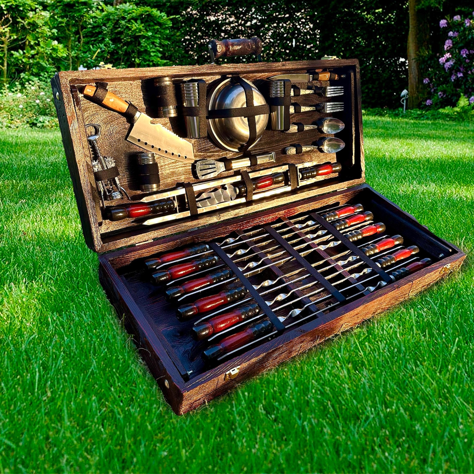 BBQ Gift Set for Men Barbecue Accessories Gift Best Grilling Gift Set ...