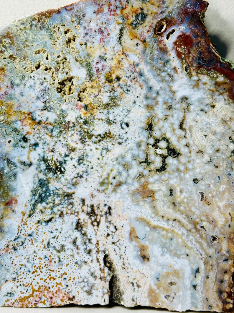 Premium-grade Ocean Jasper Slab – Textured Earthy Jewel With Multicolor ...