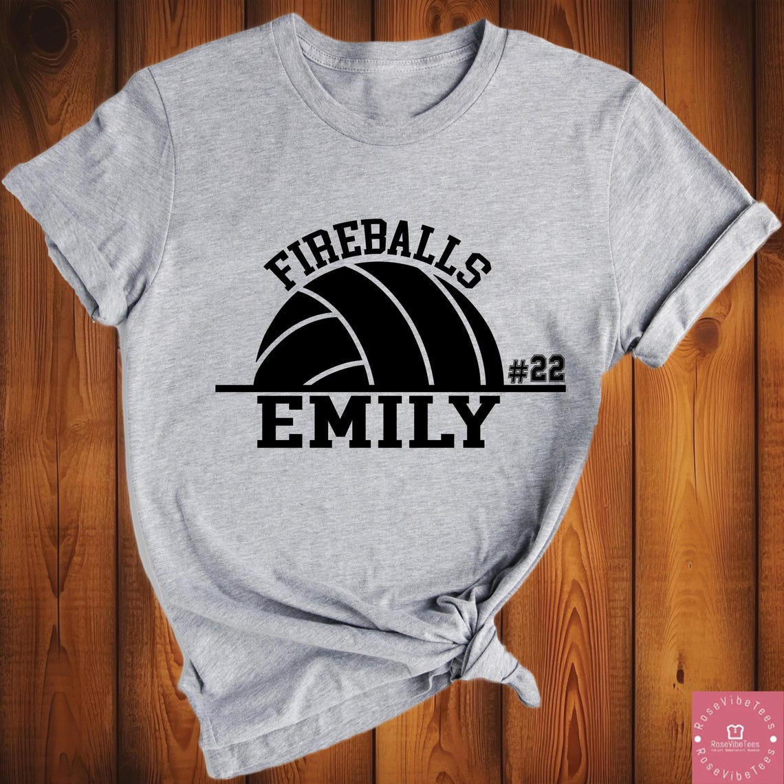 Custom Volleyball Sports Team Shirt and Number, Personalized Player ...