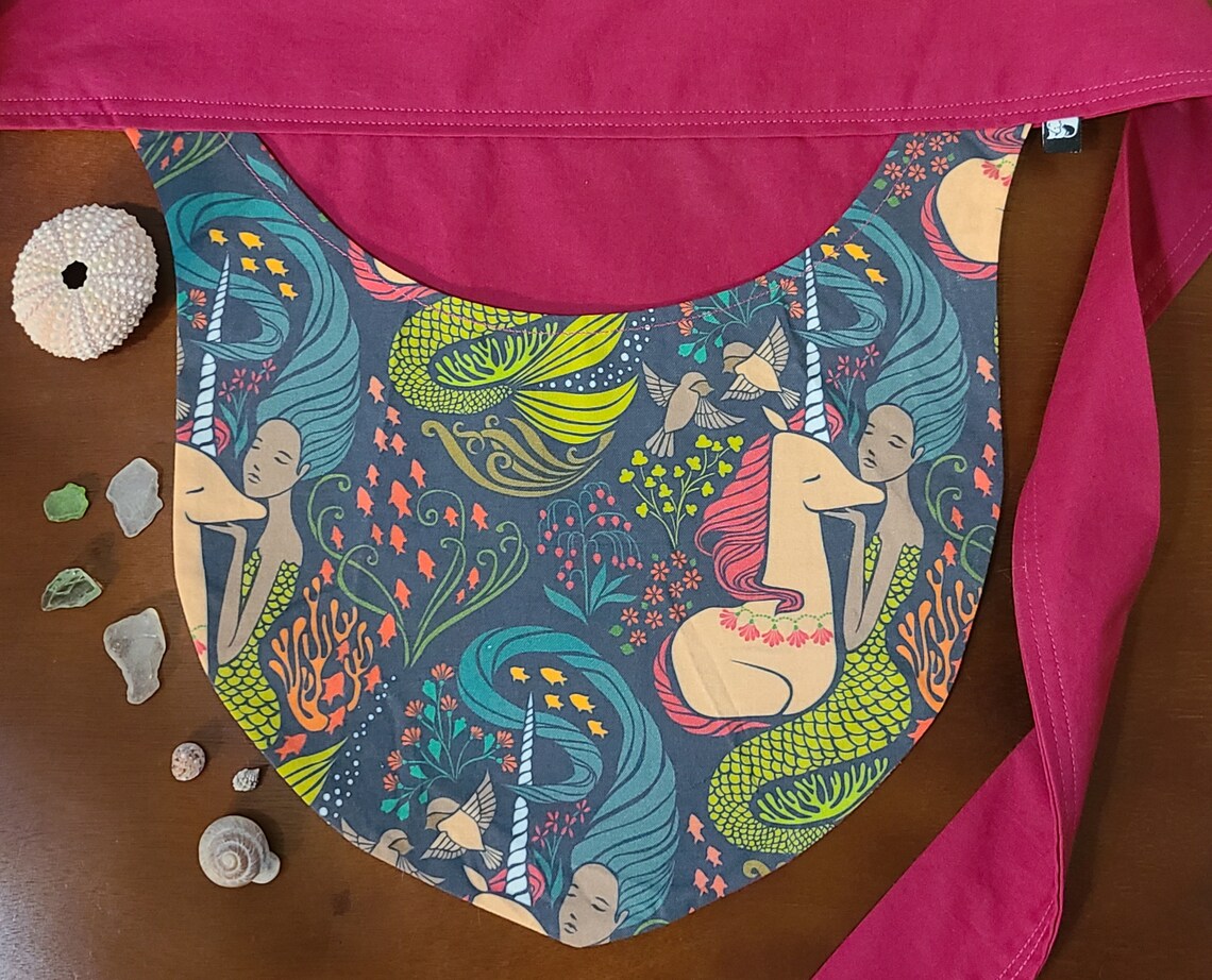 Adult Forager Pockets Teardrop Shaped Mermaid and Unicorn | Etsy