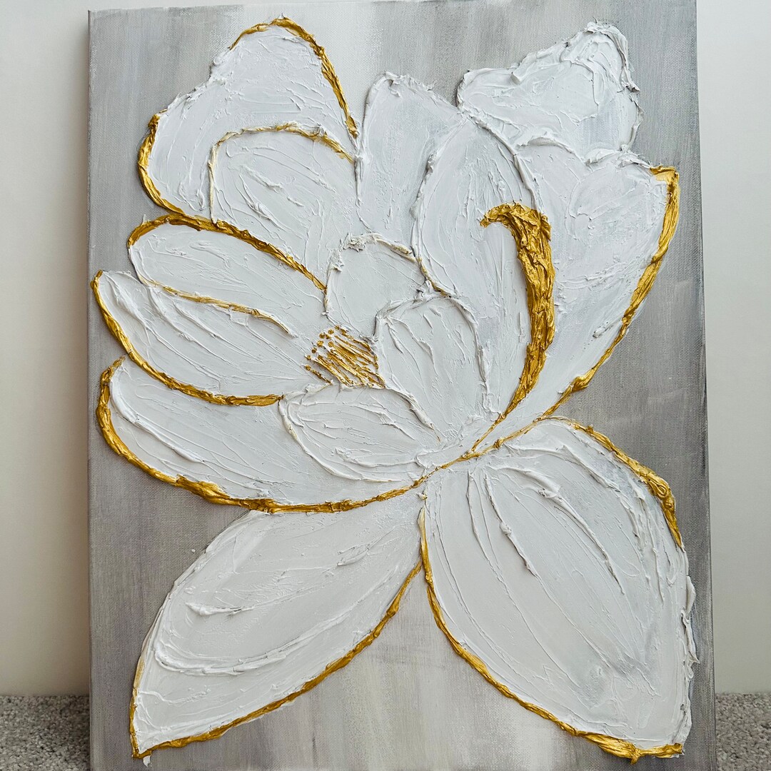 Hand Painted Texture Painting - Etsy