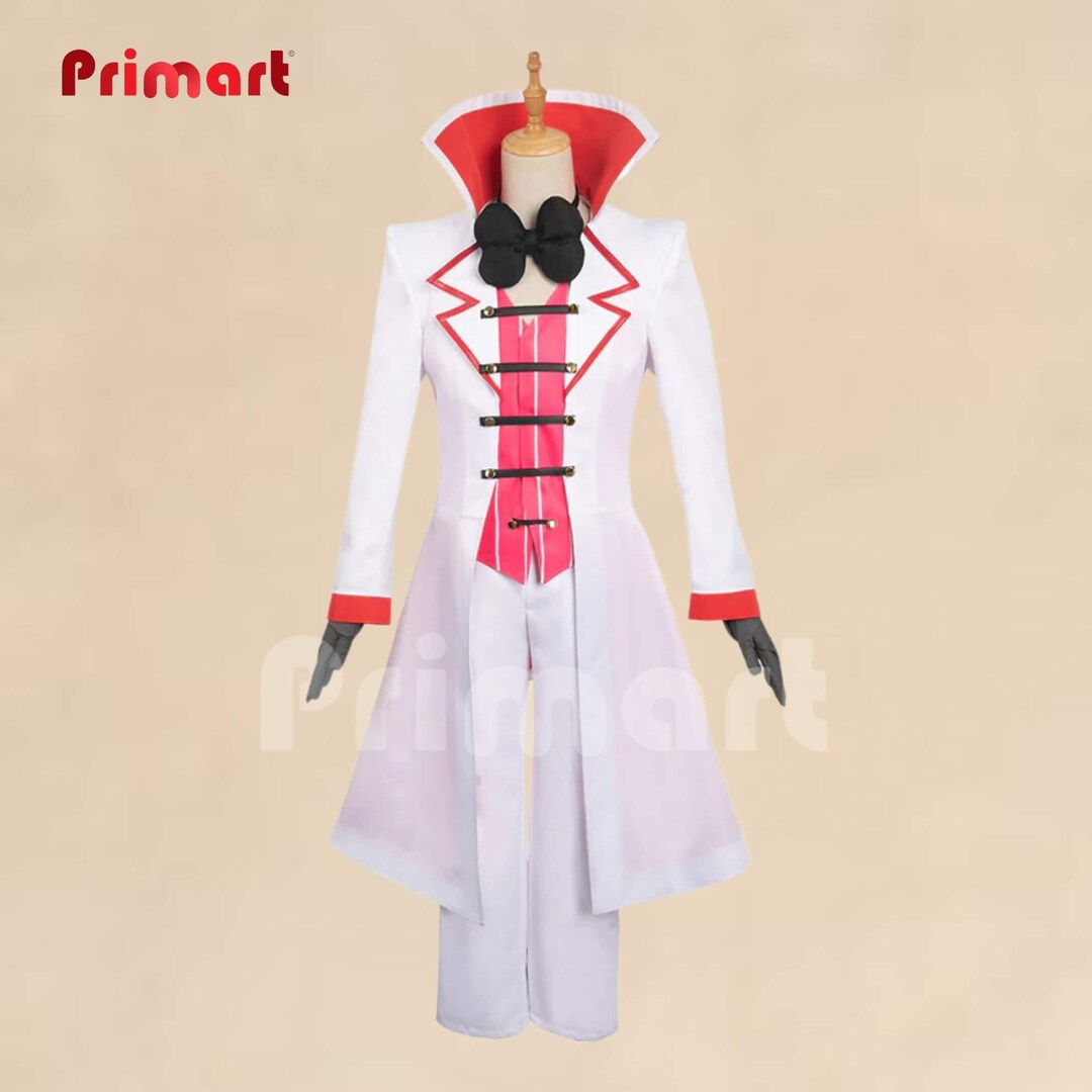 Lucifer Morningstar Cosplay Coat Hazbin Hotel Costume, Carnival Party ...