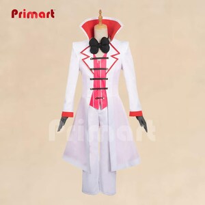 Lucifer Morningstar Cosplay Coat Hazbin Hotel Costume, Carnival Party ...