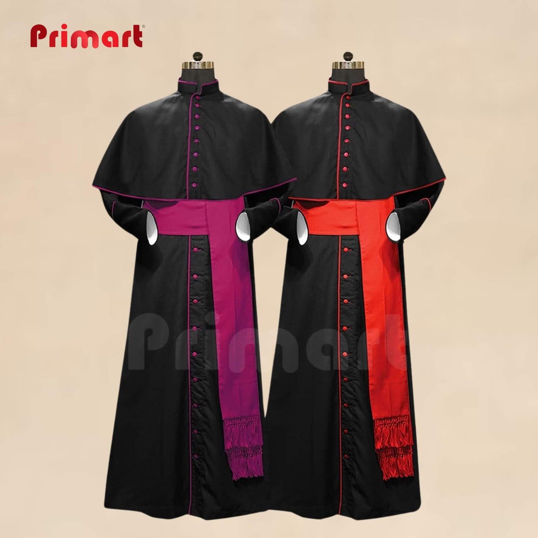 Bishop Clergy Cassock, Roman Cassock, Traditional Catholic Vestment ...
