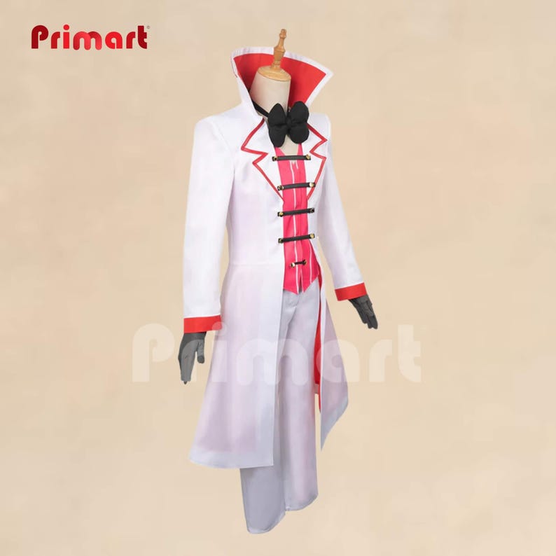 Lucifer Morningstar Cosplay Coat Hazbin Hotel Costume, Carnival Party ...