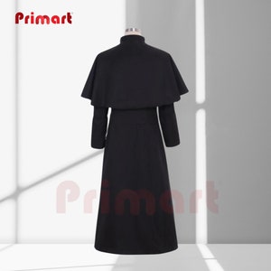 Black Roman Cassock, Bishop Clergy Cassock, Preaching Robe, Clergy ...