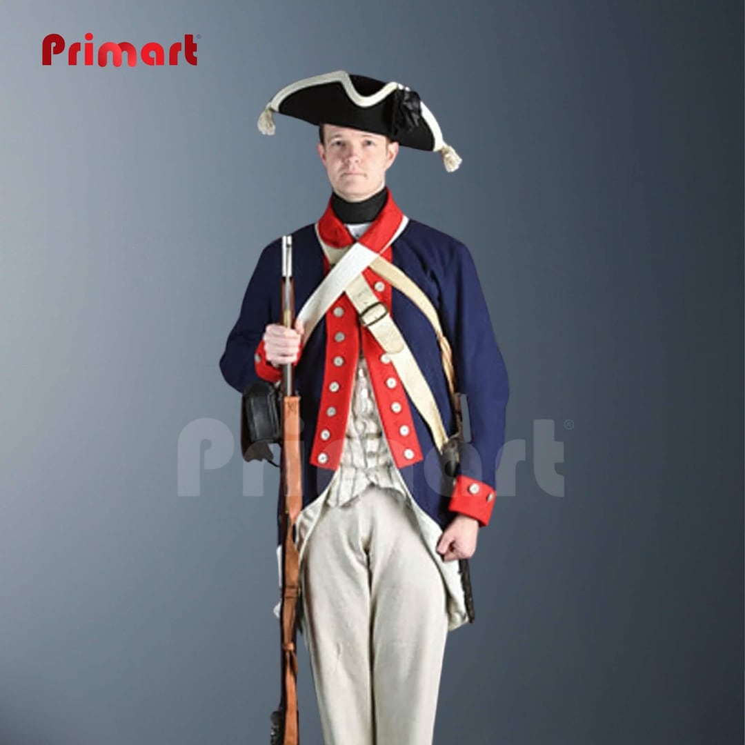New Continental Army Coat, 1770s American Revolution War Jacket ...