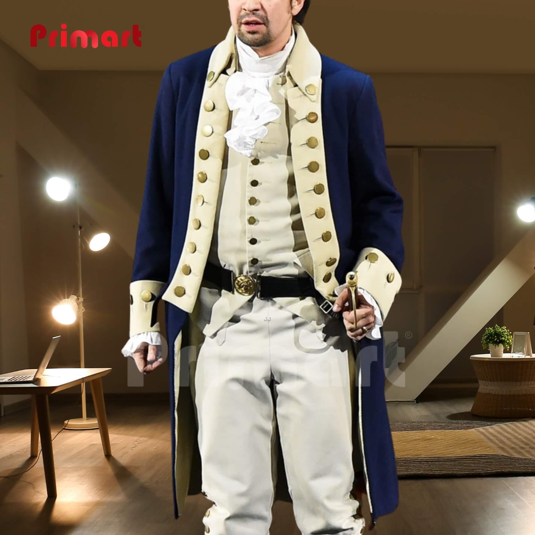 Revolutionary War Officer Coat Colonial Navy Uniform Historical 18th ...