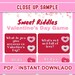 Printable Sweet Riddle Games for Valentines Day Party, Classy Couple ...
