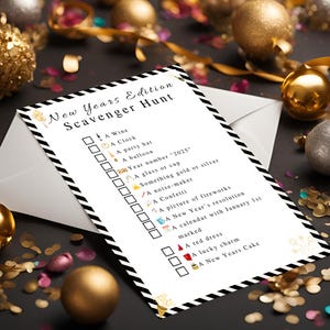 Elegant New Year's Eve Game Bundle, Printable New Years Games for Kids ...