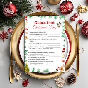 Guess the Christmas Song Game Fun Family and Corporate Christmas Party ...