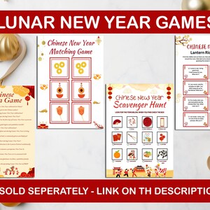 Elegant New Year's Eve Game Bundle, Printable New Years Games for Kids ...