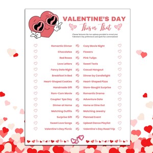 Printable This or That Game for Valentines Day, Galentines Games for ...