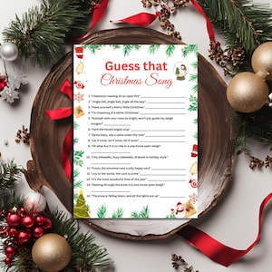 Guess the Christmas Song Game Fun Family and Corporate Christmas Party ...