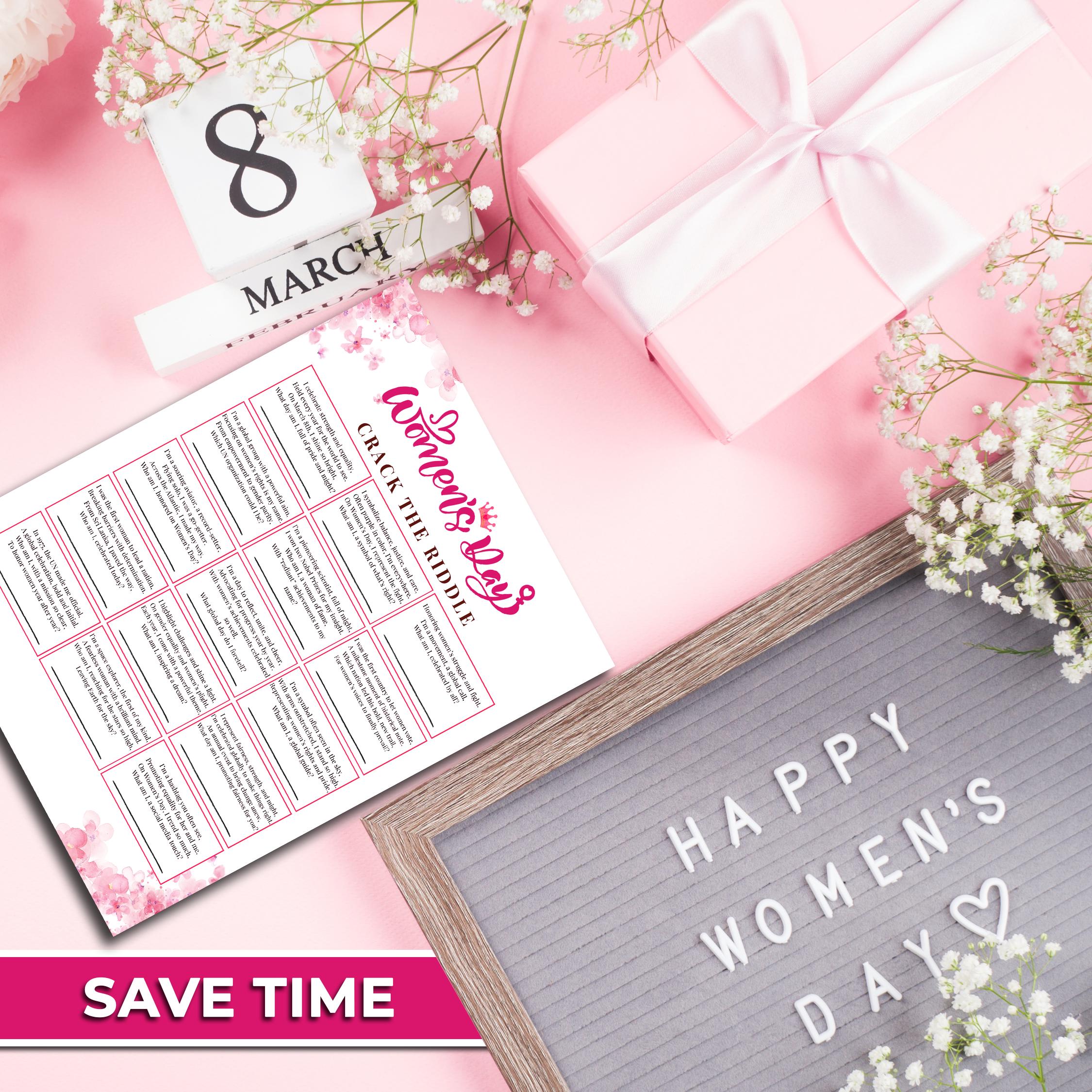 International Women’s Day Party Games Bundle | Fun & Printable ...