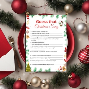 Guess the Christmas Song Game Fun Family and Corporate Christmas Party ...