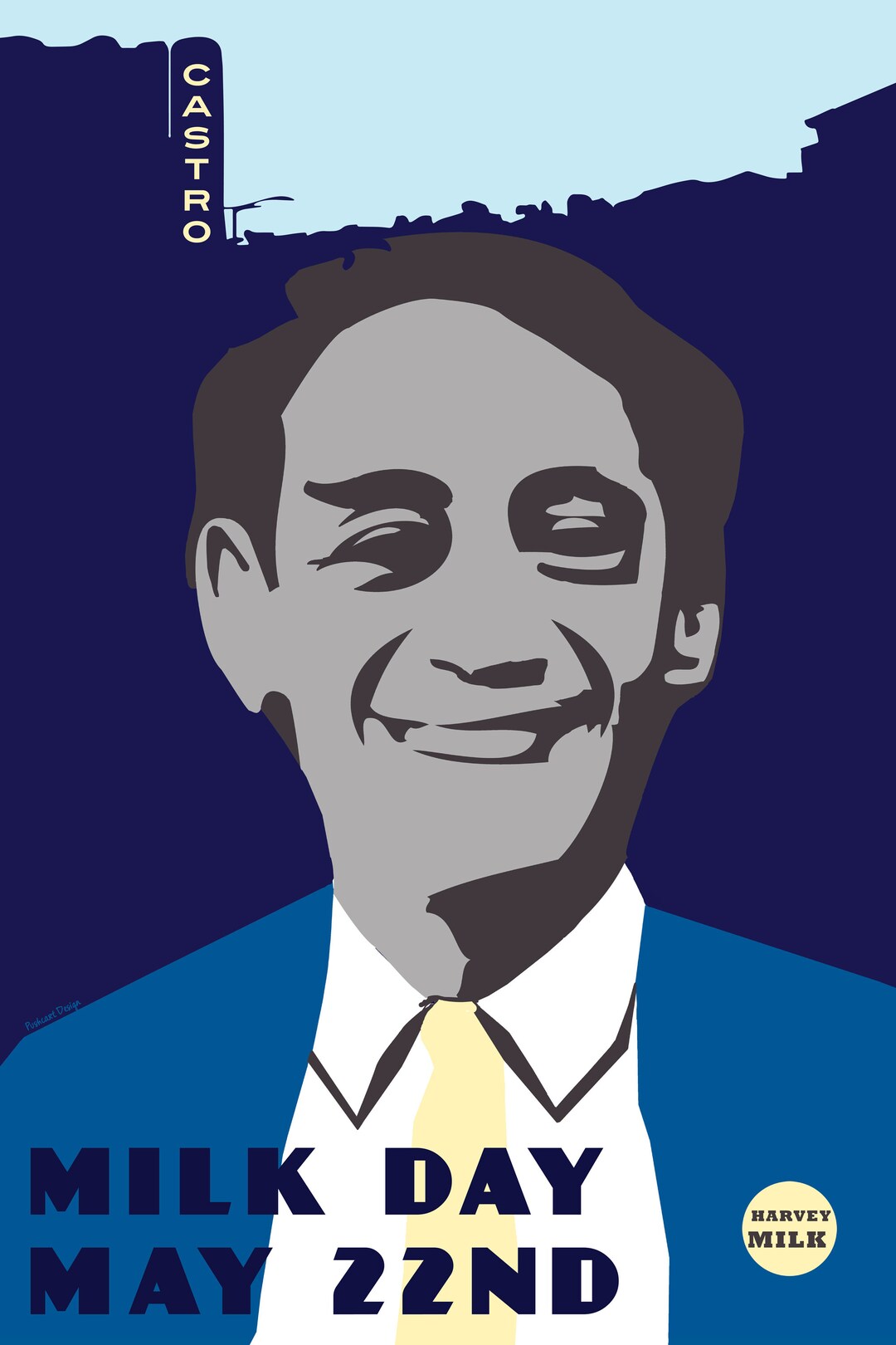 Harvey Milk - | DIY - Digital File| LGBTQ Hero Multiple Sizes ...