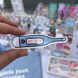We're Hot to Go Sticker - Etsy