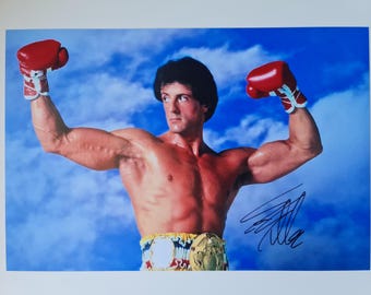 SYLVESTER STALLONE Signed Photo ROCKY W/coa - Etsy