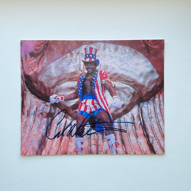 Carl Weathers Hand-signed Autographed 21x26cm Photo (lifetime COA) - Etsy