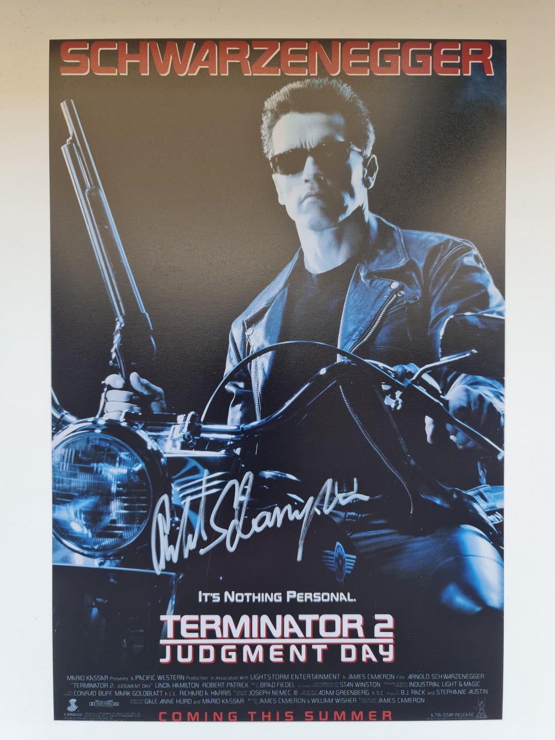 Arnold Schwarzenegger Hand-signed Autographed 20x30cm Photo lifetime ...