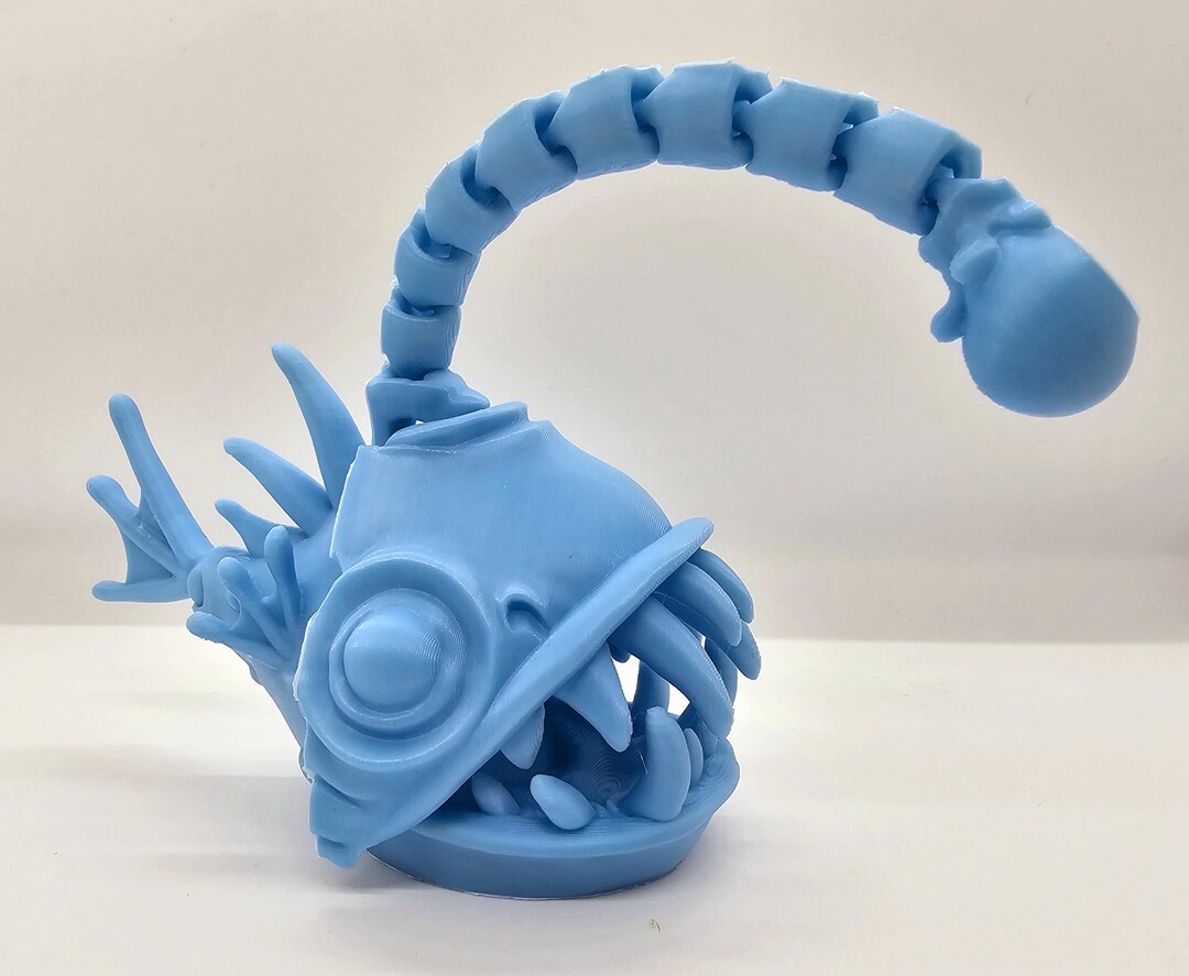 Angler Fish Flexi 3D Printed Model - Etsy UK