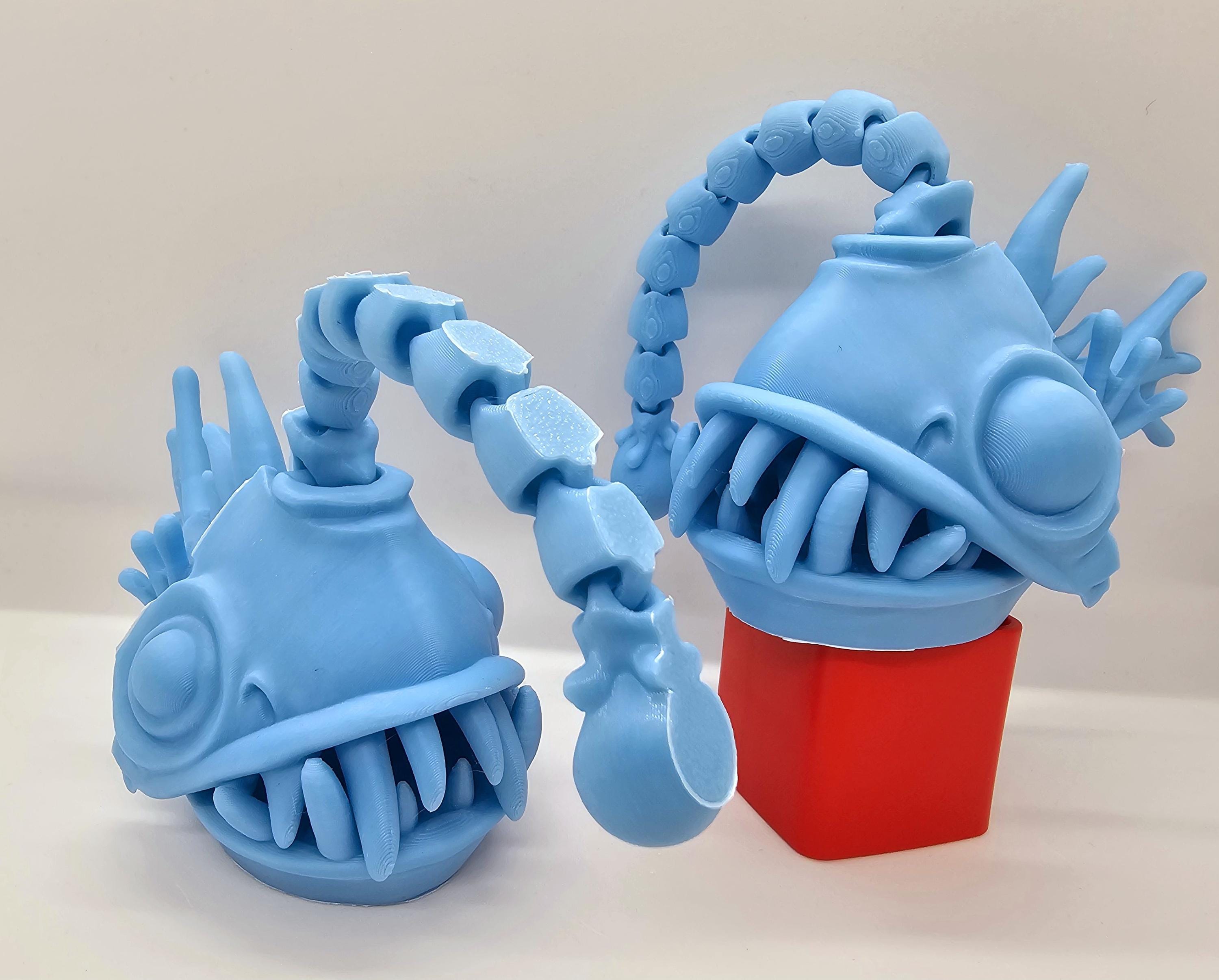 Angler Fish Flexi 3D Printed Model - Etsy UK