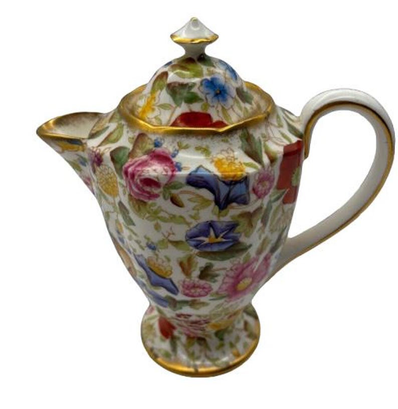 Vintage Hammersley Queen Anne Floral Tea Set, Fine English Bone China ...