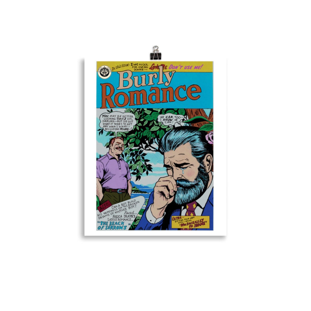 Gay Bear Art Romance Comic Poster Etsy