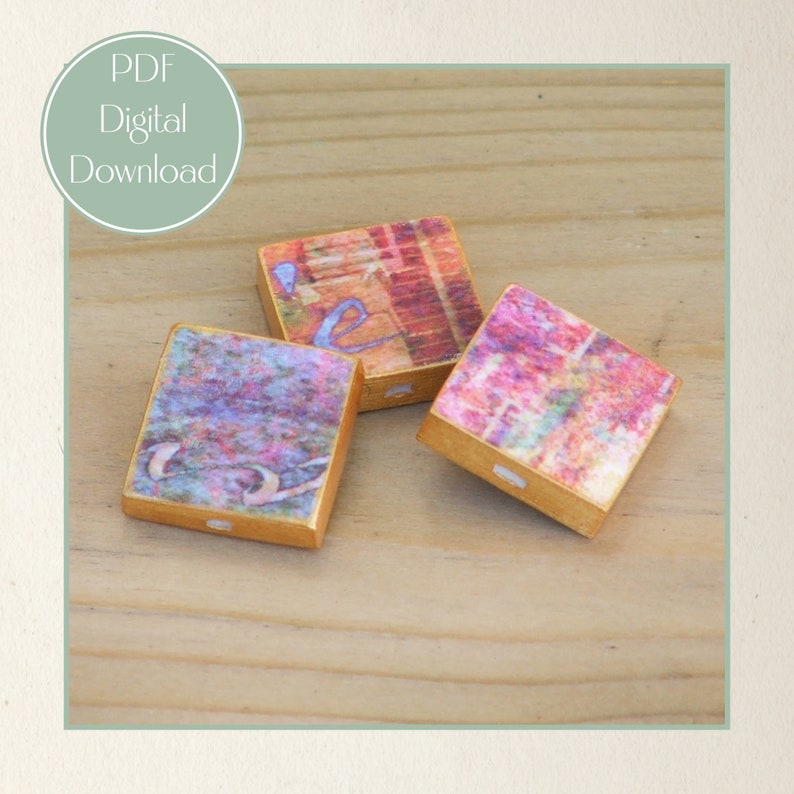 Chunky Square Paper Bead Making Tutorial PDF - Etsy