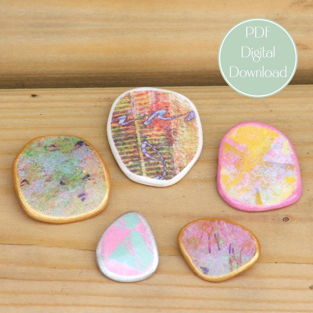 Paper Pebble Tutorial PDF - How to Make Jewellery Components for ...