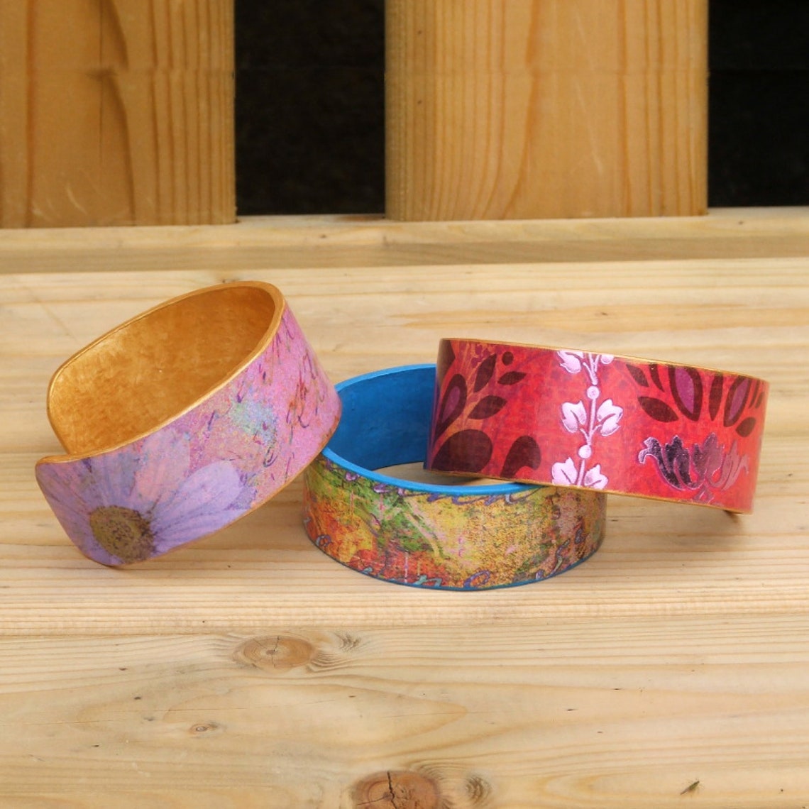 Paper Bracelet Cuff Tutorial PDF - Hand Make Your Own Jewellery With ...