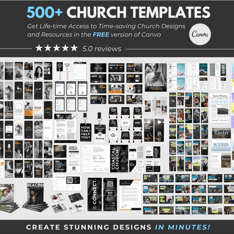 Churches Newsletter - Etsy